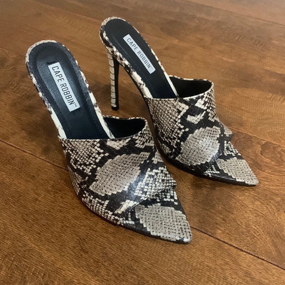 Cape Robbin | Shoes | Cape Robbin Snakeprint Heels | Poshmark